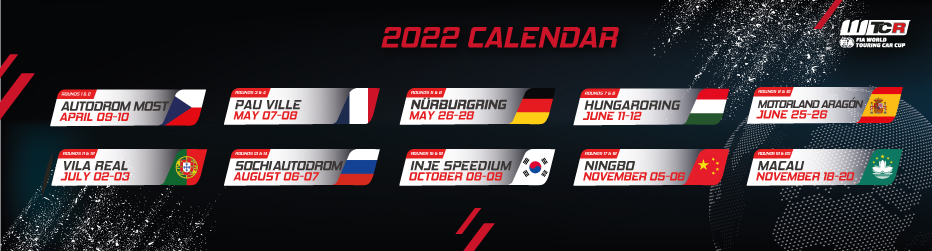 WTCR: bigger and even better, 2022 calendar revealed | Federation ...