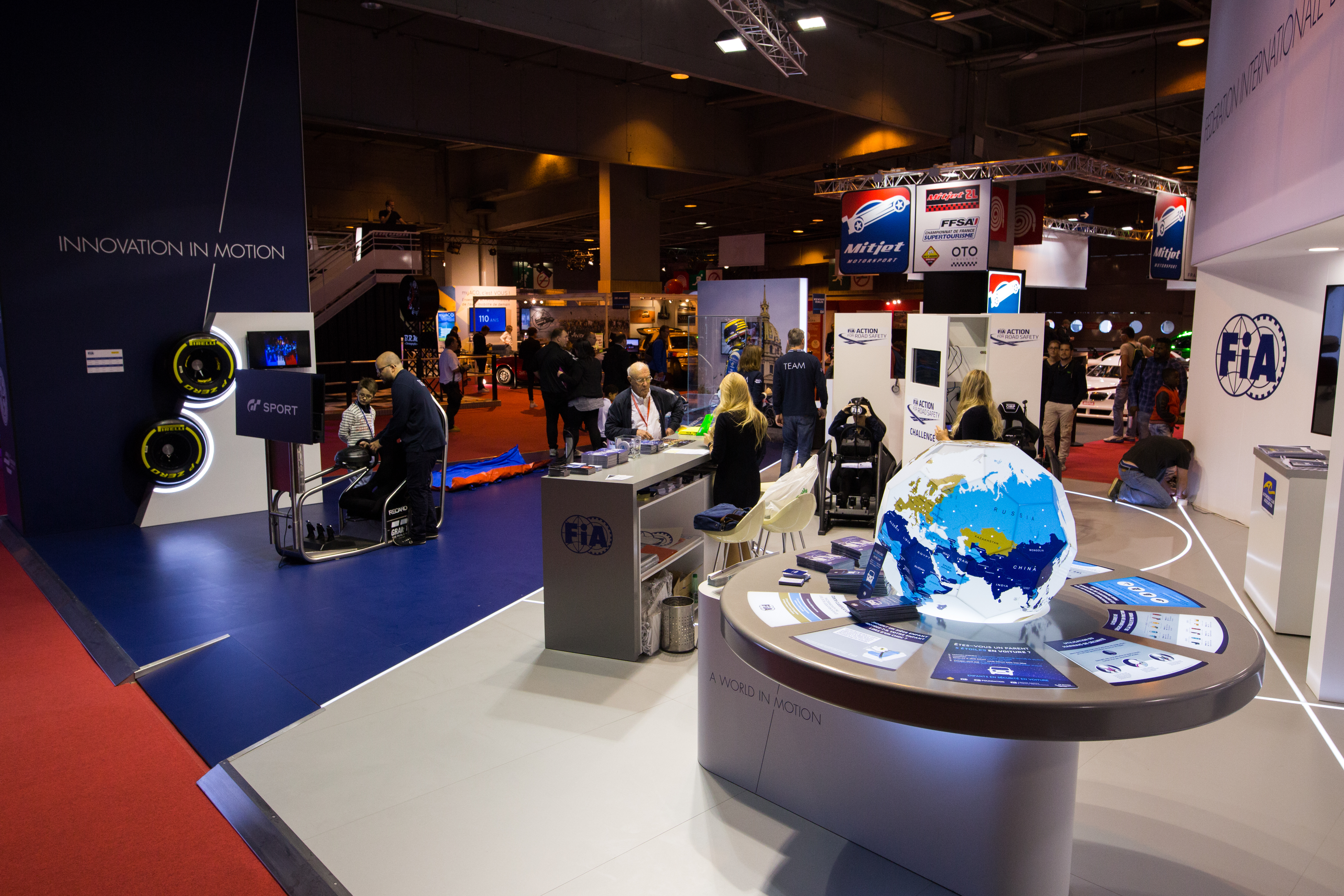 Thriving FIA stand at the Paris Motor Show | Federation Internationale ...