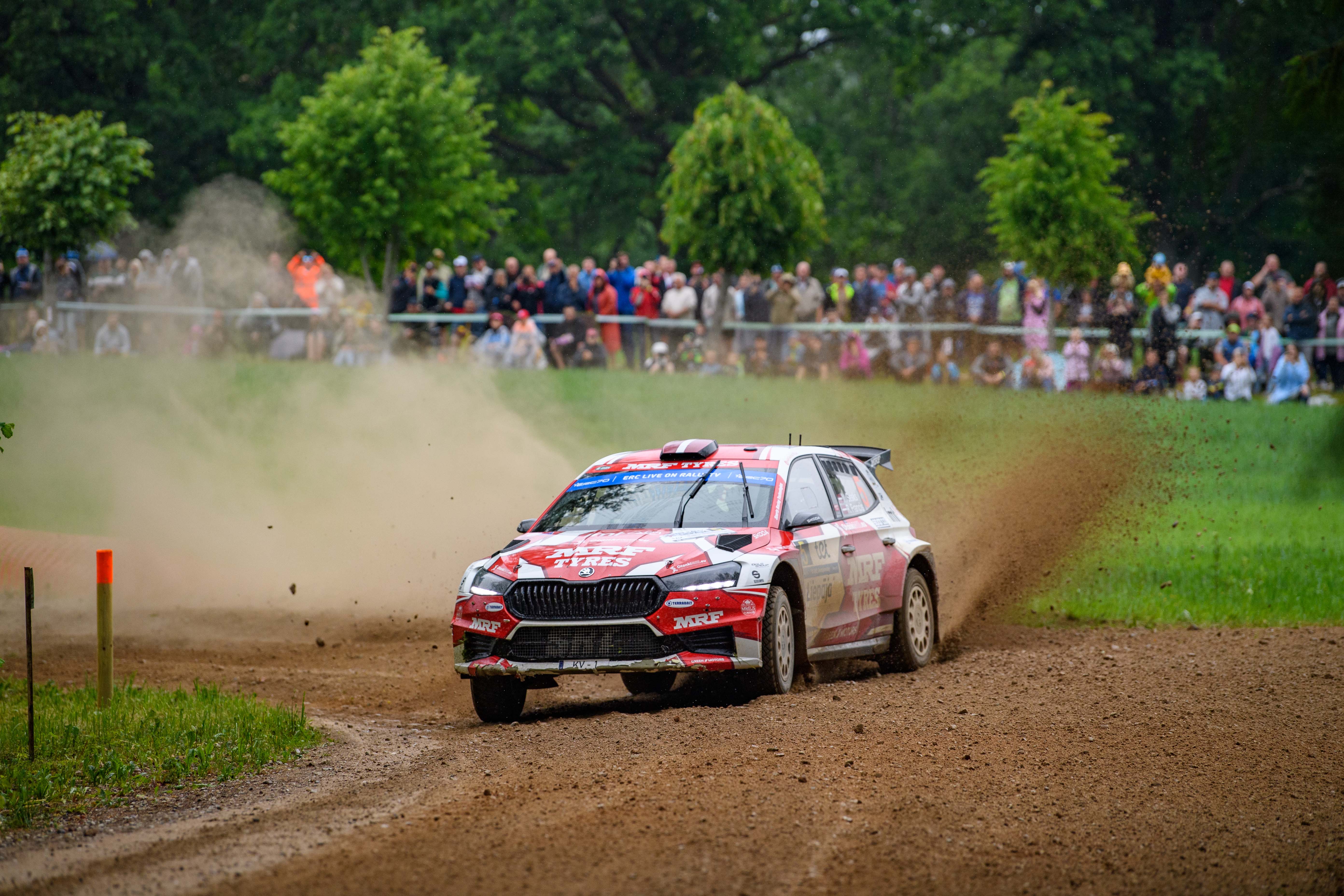 ERC - Liepāja leader Sesks supreme in the dust and rain | Federation ...