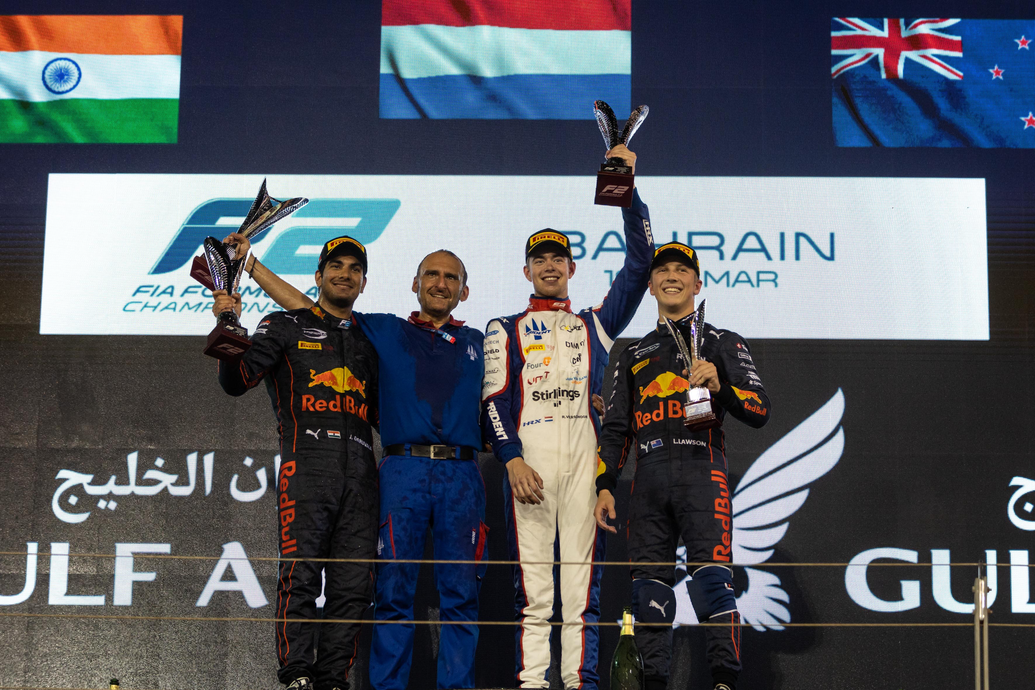F2 - Verschoor controls the opener in Sakhir for Trident’s first F2 win ...