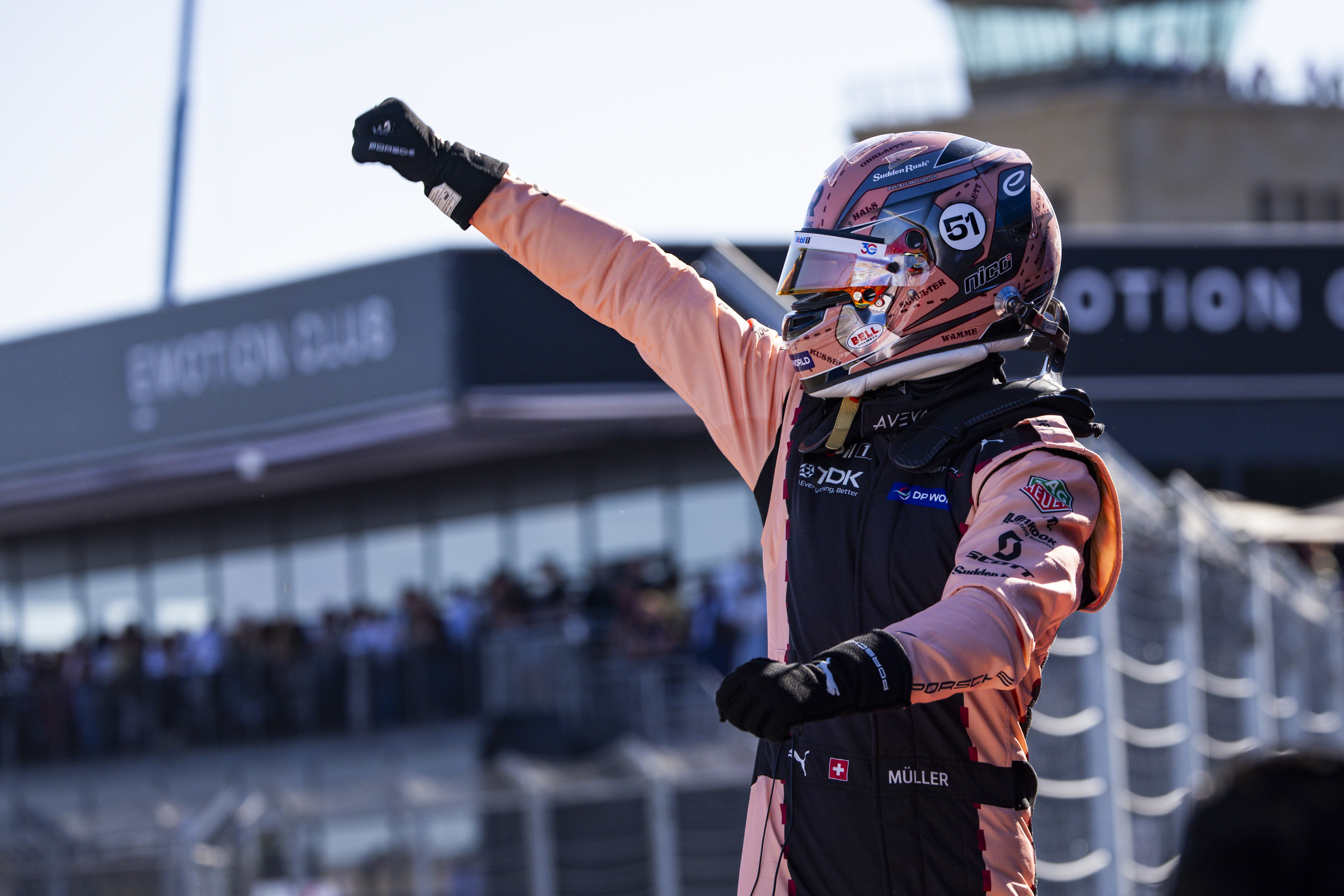 Müller claims maiden victory as Porsche celebrates motor racing ...