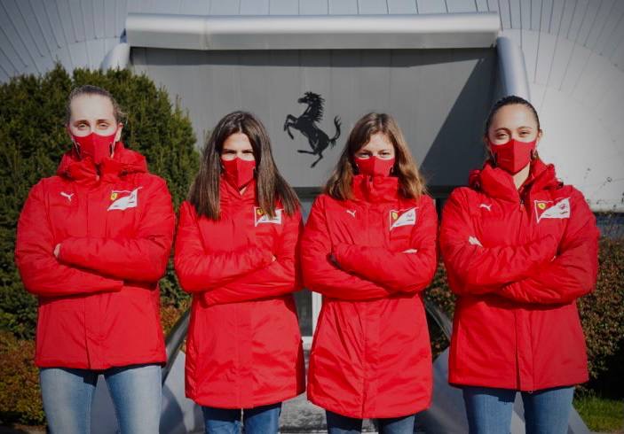 FIA Girls on Track - Rising Stars drivers immersed in the Ferrari ...