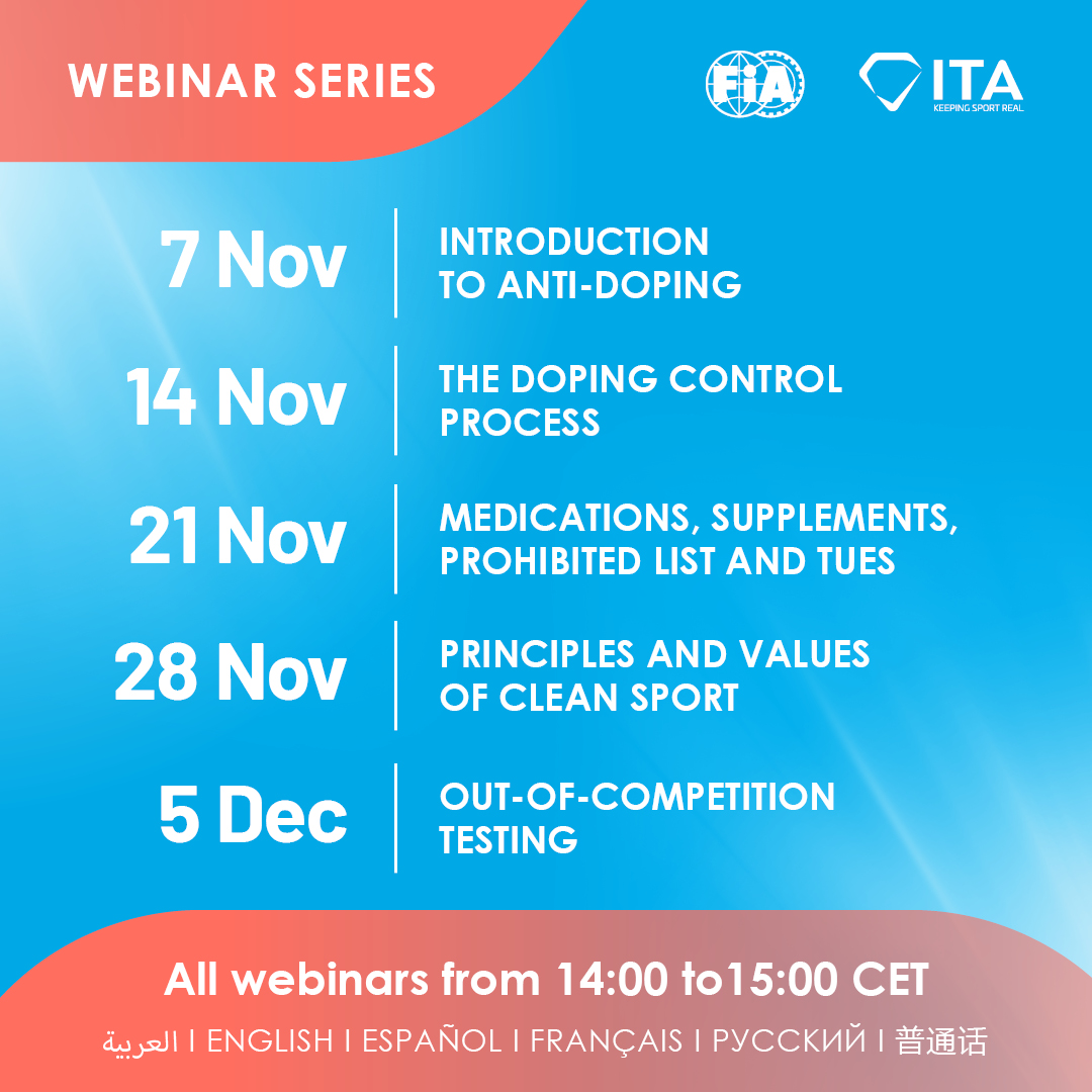 International Testing Agency - Webinar Series 2023: Anti-Doping ... International Testing Agency - Webinar Series 2023: Anti-Doping ...