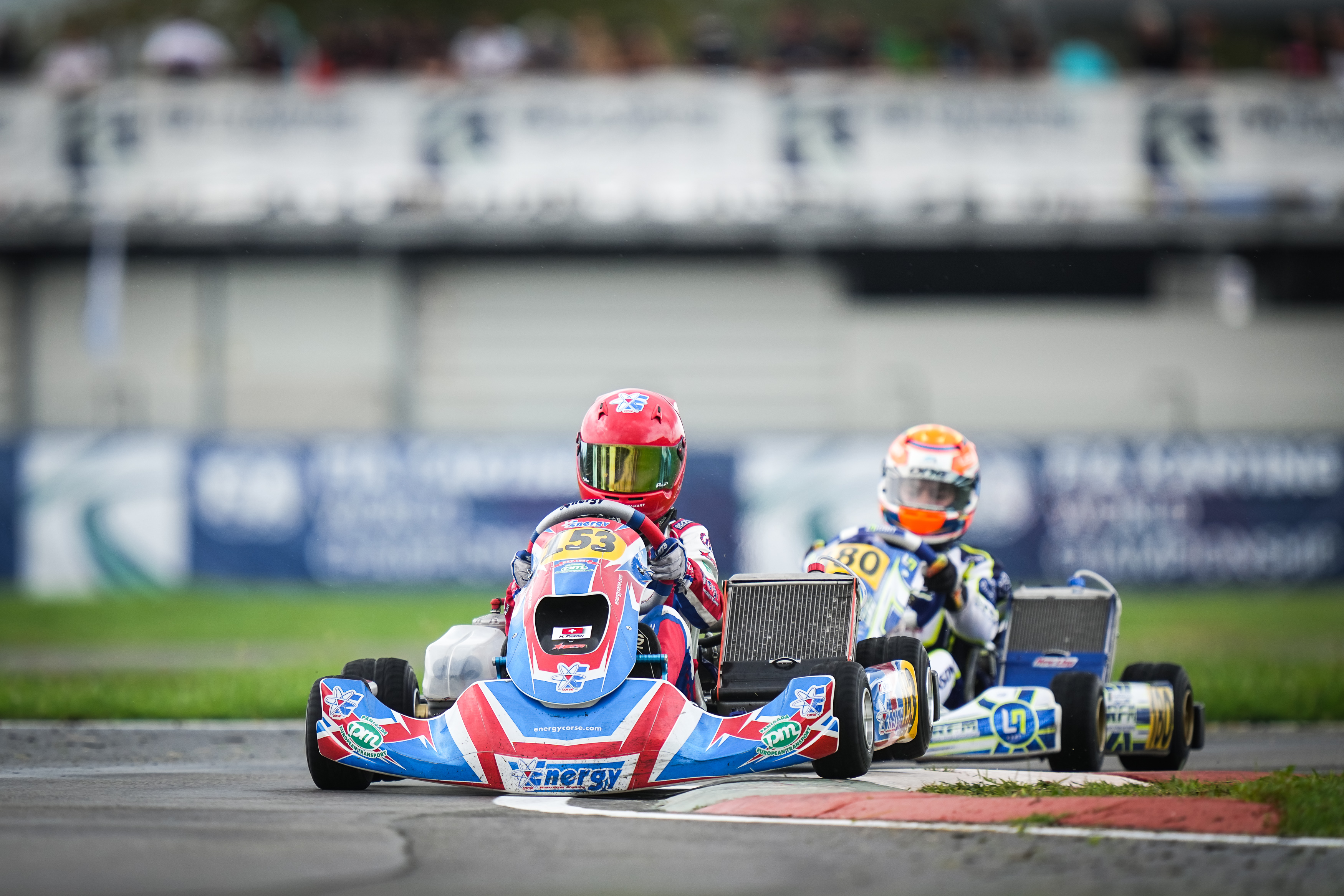 FIA Karting - Fardin and Rehm master wet conditions in the FIA Karting ...