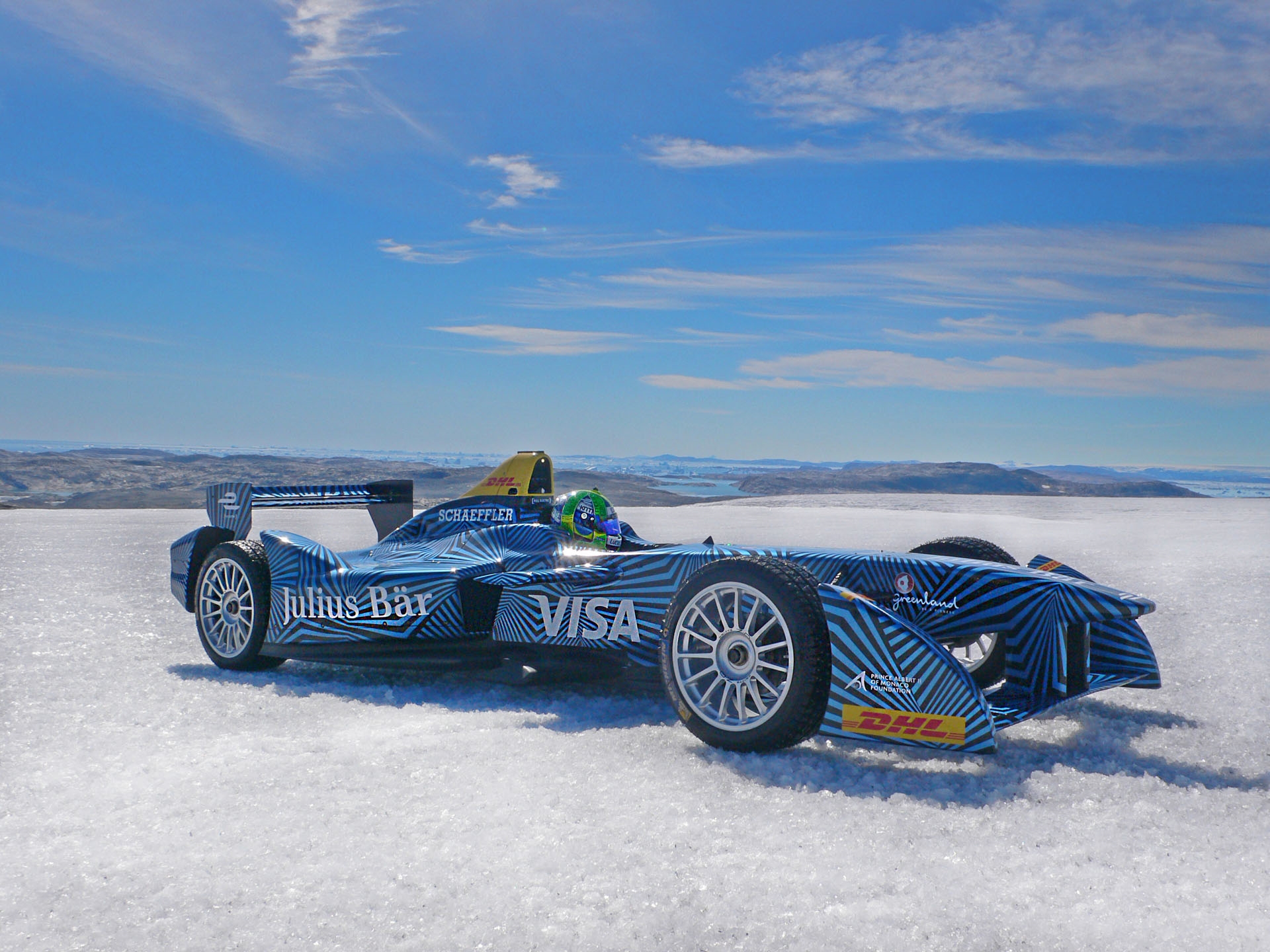 World first for FIA Formula E as all-electric racing car runs on Arctic ...