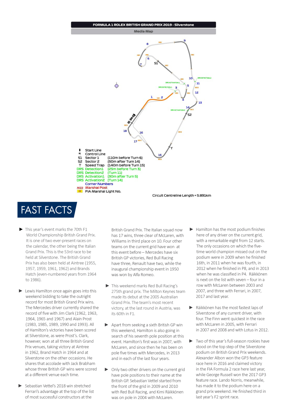 2019 FIA Formula One British Grand Prix - Preview | Federation ...