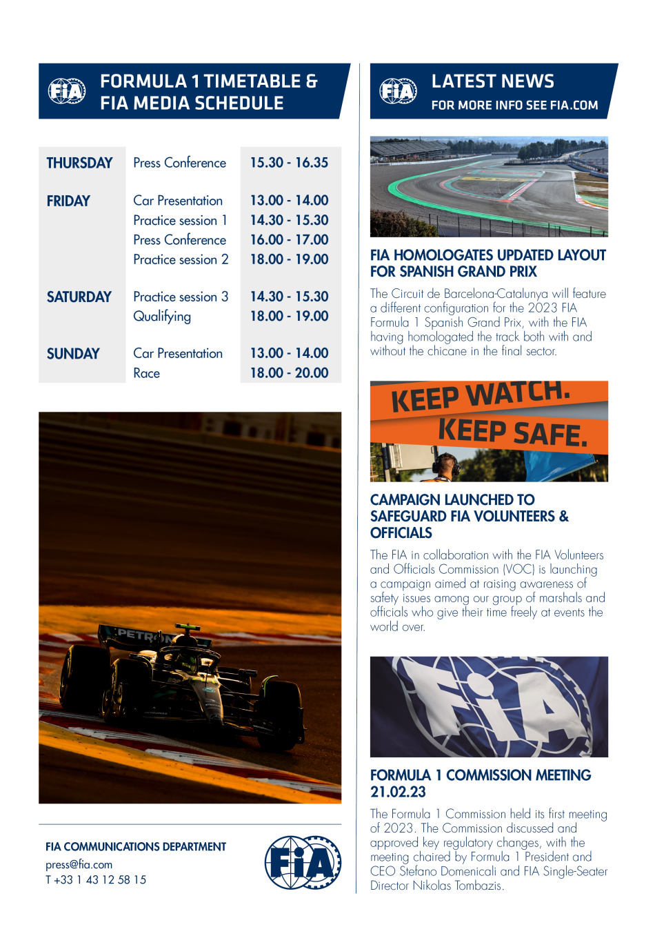 F1 - 2023 BAHRAIN GRAND PRIX PREVIEW | Federation Internationale de l ...