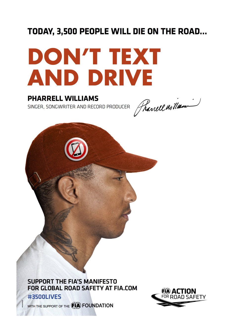 Australian Clubs tune into Pharrell’s texting-and-driving campaign ...