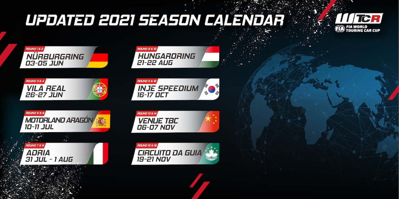 Nürburgring Nordschleife opens 2021 FIA WTCR season following calendar ...